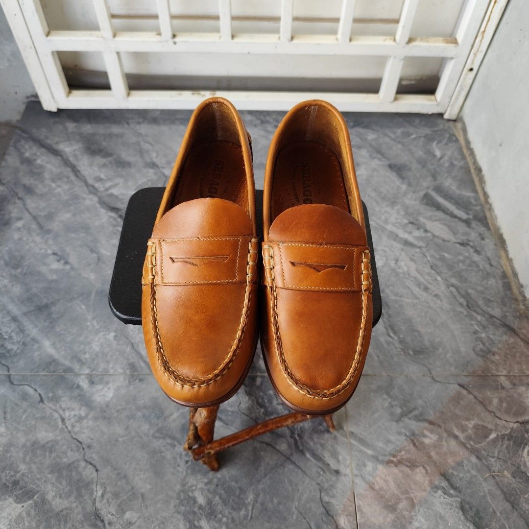 Sebago Penny loafer, Fesyen Pria, Sepatu , Sepatu Formal di Carousell