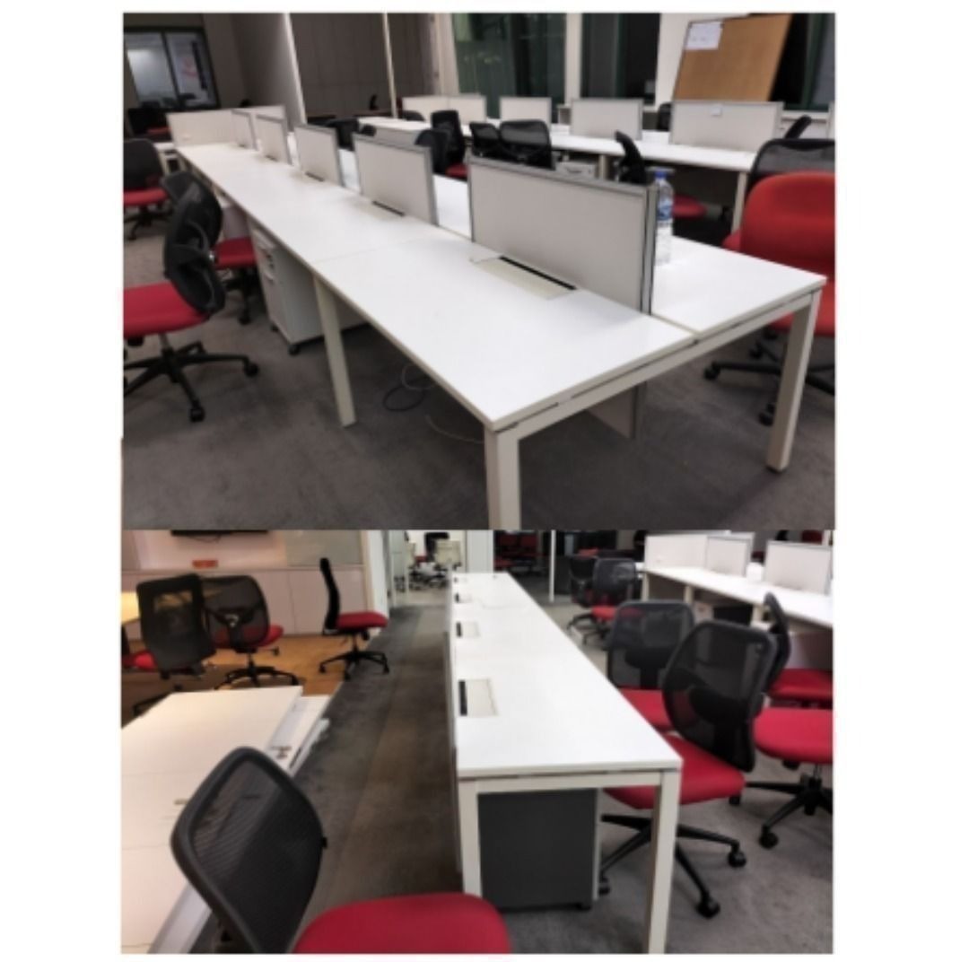 Single, 2 in 1, 4 in 1, 6 in 1, Executive Workstation, with divider ...