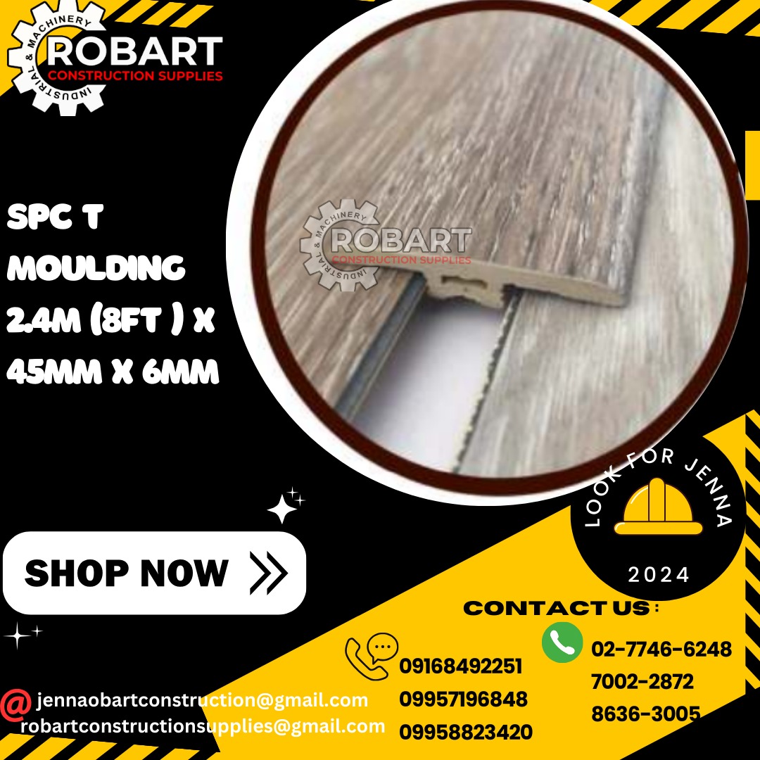 SPC T moulding 2.4m (8ft ) x 45mm x 6mm, Commercial & Industrial, Construction Tools & Equipment ...