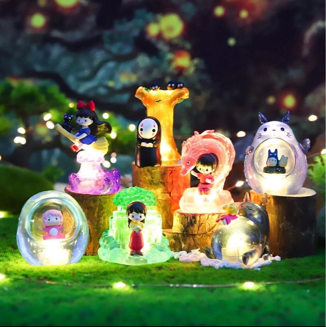Studio Ghibli Night Light blind box (confirmed designs), Hobbies & Toys ...