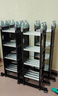 Tangga Lipat 16 Steps/kaki multipurpose, Furniture & Home Living, Home ...