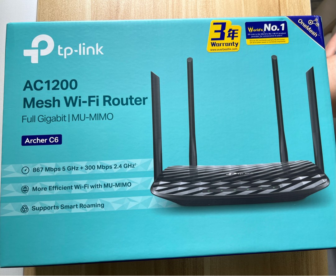 TP-link AC1200 Mesh Wi-Fi Router Full Gigabit MU-MIMO, 電腦＆科技, 電腦周邊及配件 ...