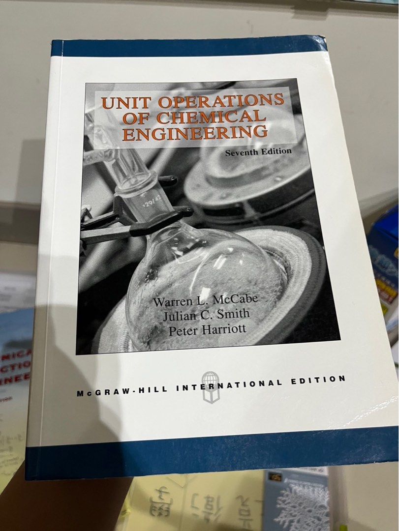 Unit Operations of Chemical Engineering, 書籍、休閒與玩具, 書本及雜誌, 教科書、參考書在旋轉拍賣