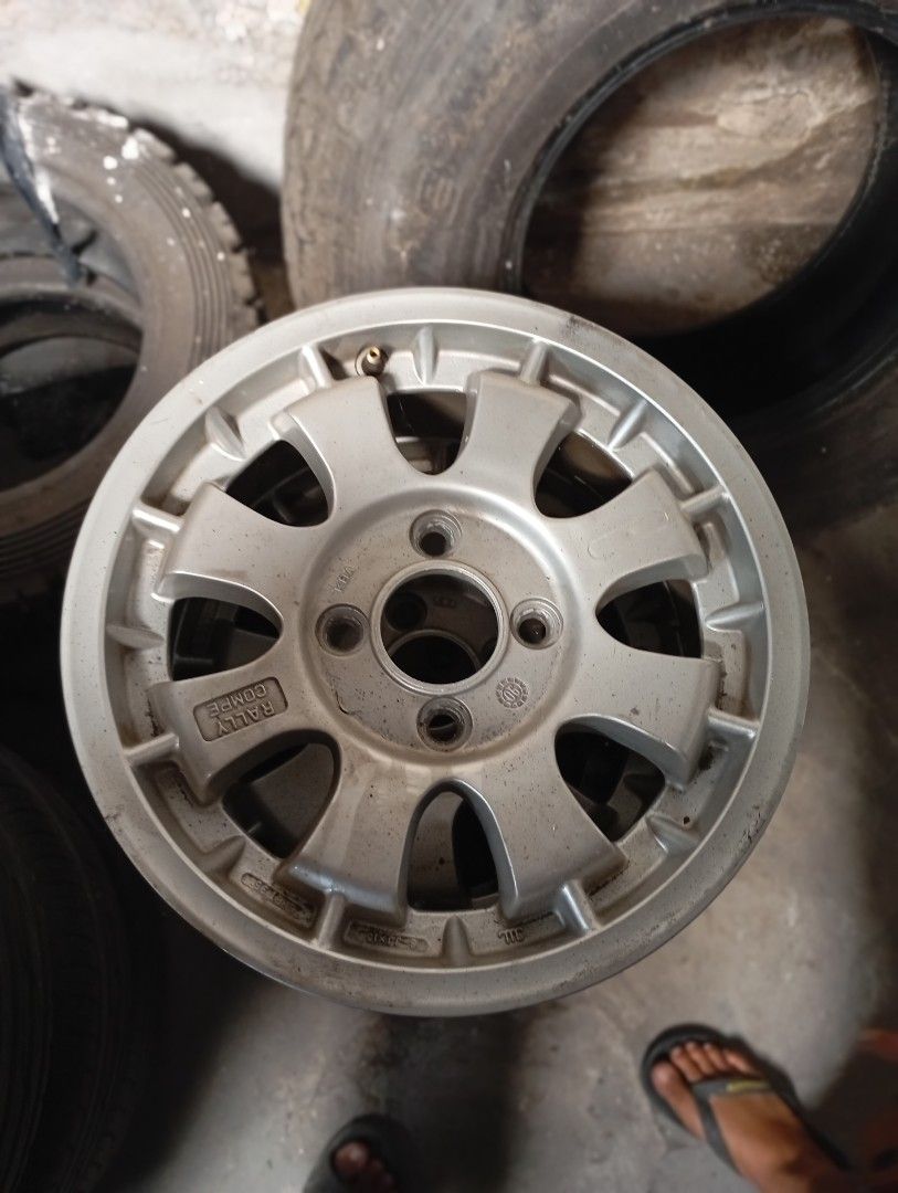 Velg original Enkei compe Rally Ring 15 pcd 4x114.3 Lobang 4, Aksesoris ...