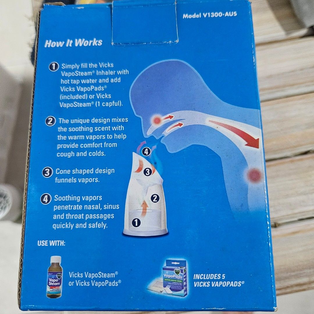 Vicks vaposteam inhaler, Health & Nutrition, Medical Supplies & Tools ...