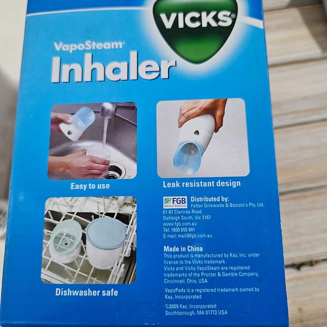 Vicks vaposteam inhaler, Health & Nutrition, Medical Supplies & Tools ...