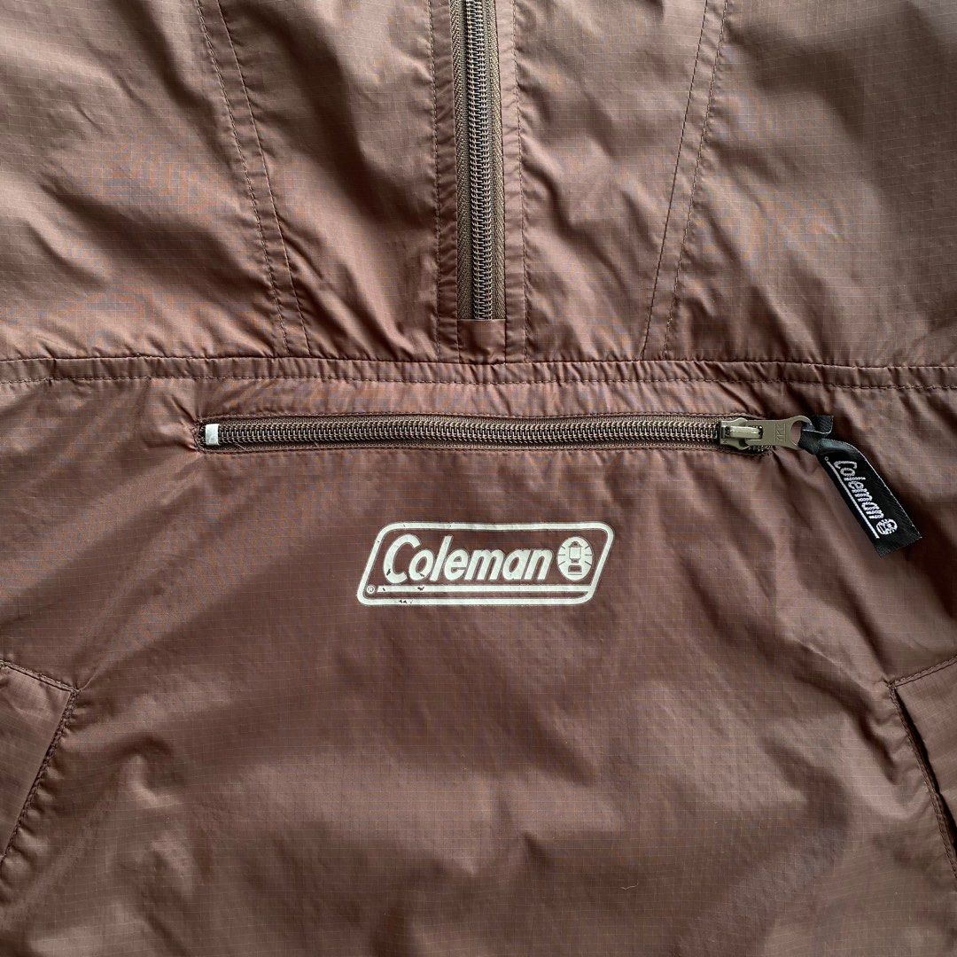 Vtg Coleman Halfzipper Anorak Windbreaker Gorpcore, Men's Fashion ...