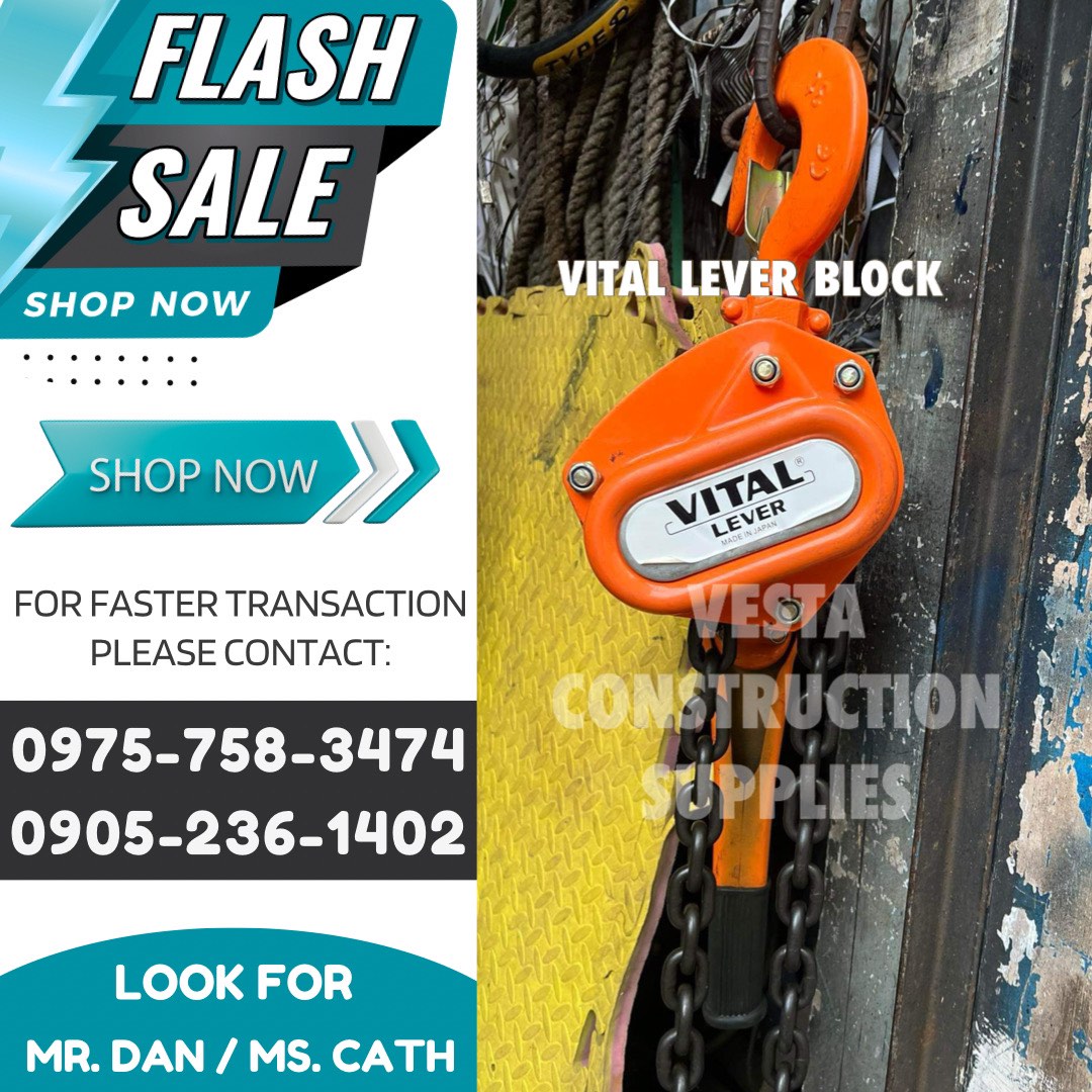 Vital Lever Block, Commercial & Industrial, Construction Tools ...