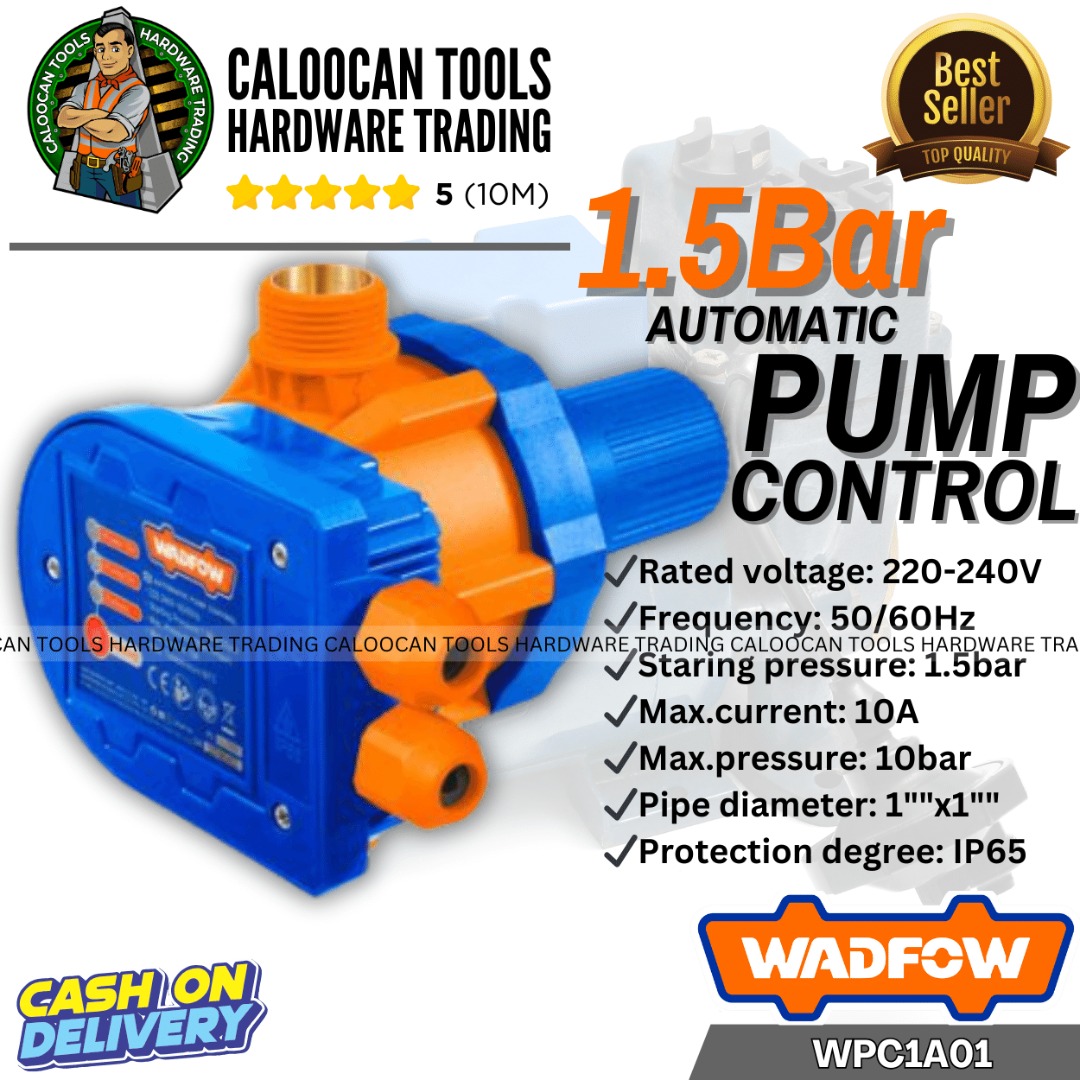 Wadfow 1.5Bar Automatic Pump Control / Portable Water Transfer Pump ... Wadfow 1.5Bar Automatic Pump Control / Portable Water Transfer Pump ...