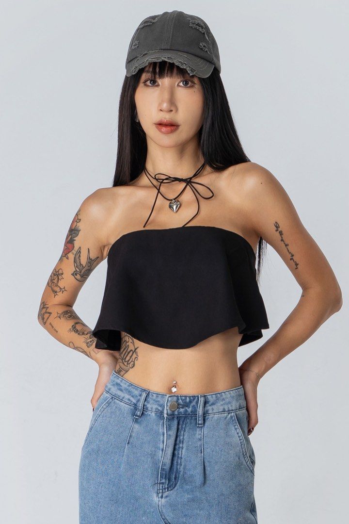YHF with the flow v2 black tube Top , Women's Fashion, Tops, Other Tops ...