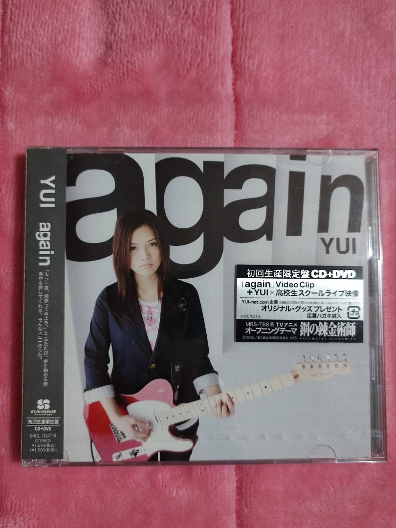 YUI - again [CD w/ DVD, Limited Edition, Japan version], Hobbies & Toys, Music & Media, CDs ...