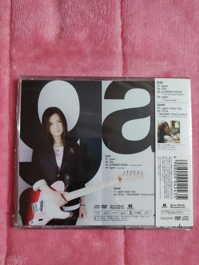 YUI - again [CD w/ DVD, Limited Edition, Japan version], Hobbies & Toys ...