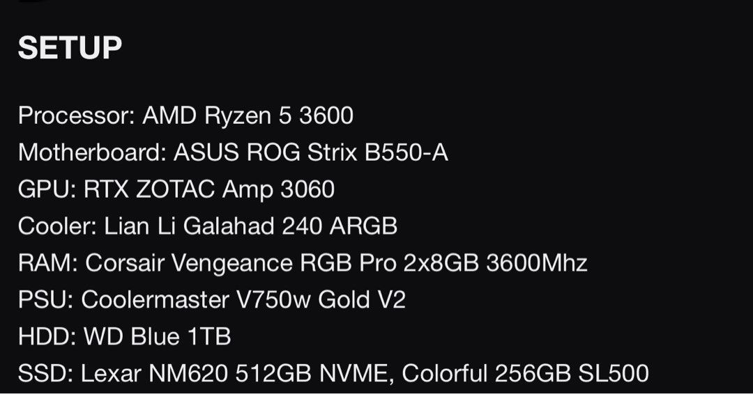 ZOTAC RTX 3060 GAMING PC WHITE O11D MINI LIAN LI BUILD RYZEN 5 3600 ...