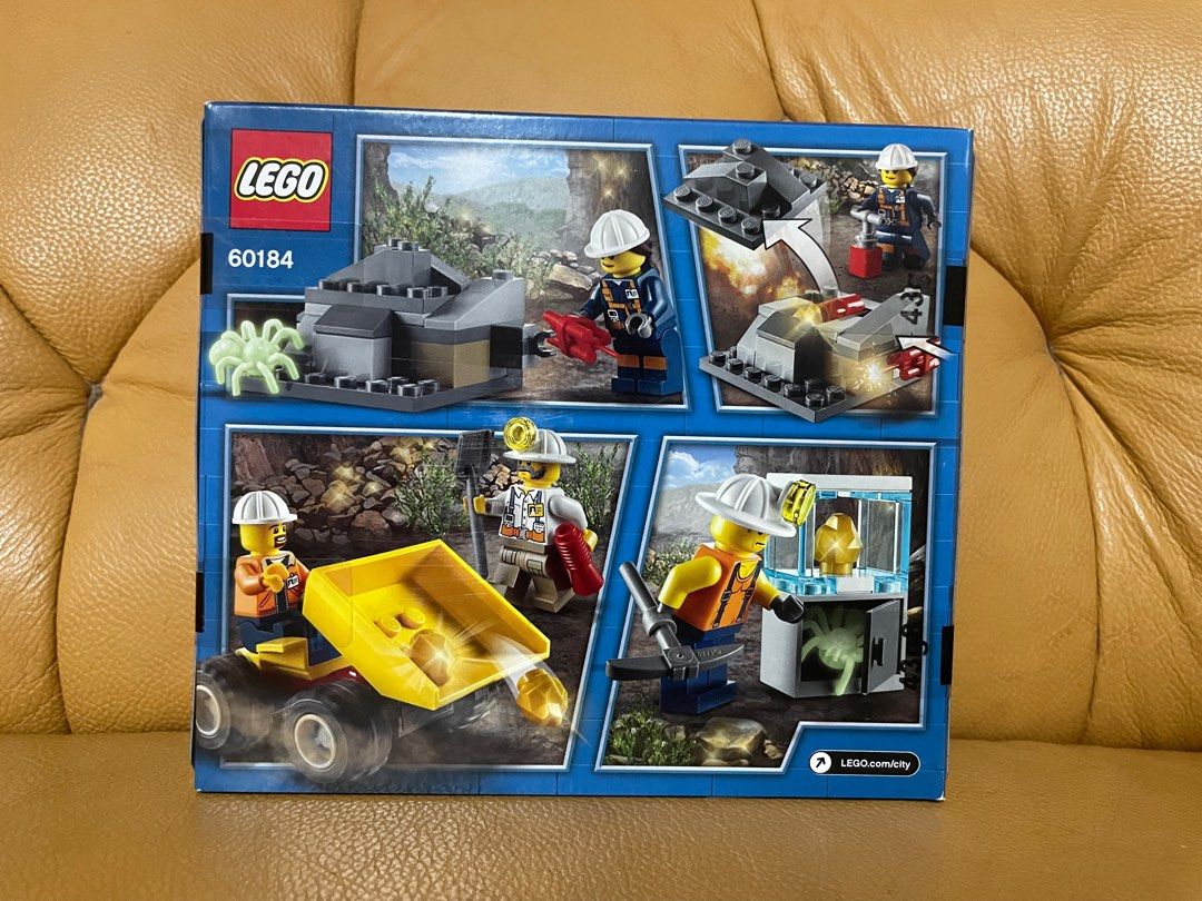 現貨 正版 絕版 樂高 lego city 60184 採礦隊, 書籍、休閒與玩具, 玩具、公仔、桌遊在旋轉拍賣