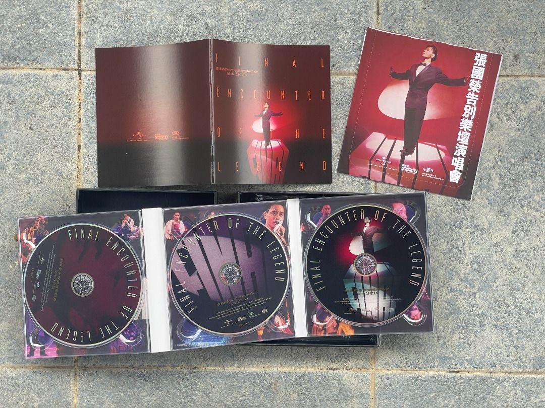張國榮 Final Encounter Of The Legend 告別樂壇演唱會 (足本3CD) (請勿議價，議價不回), 興趣及遊戲, 音樂、樂器 & 配件, 音樂與媒體 - CD 及 ...