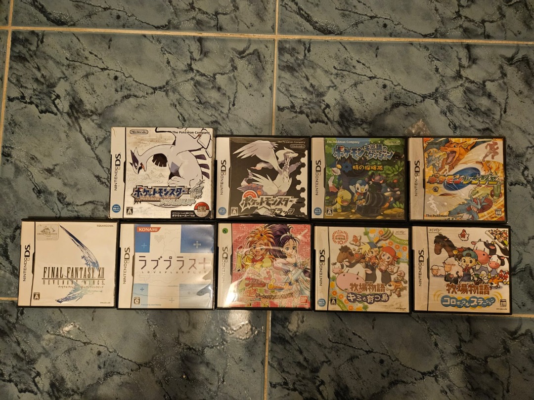 正版 NDS 遊戲 @Pokemon @牧場物語 @FF, 電子遊戲, 電子遊戲, Nintendo 任天堂 - Carousell