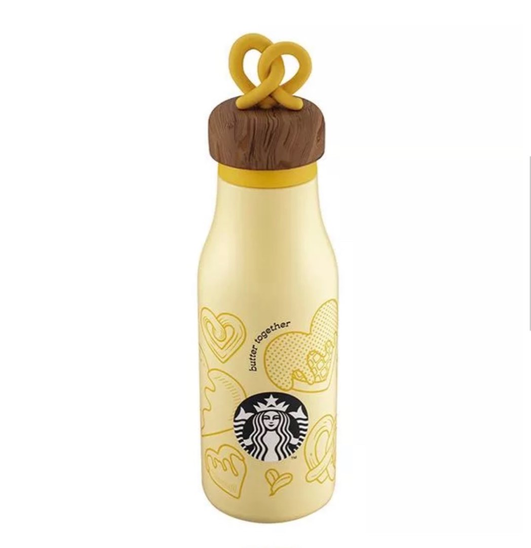 台灣 Starbucks 星巴克 蝴蝶餅 不鏽鋼水瓶 473ml 不鏽鋼瓶 WTBL 16SS BUTTER TOGETHER, 預購 - Carousell