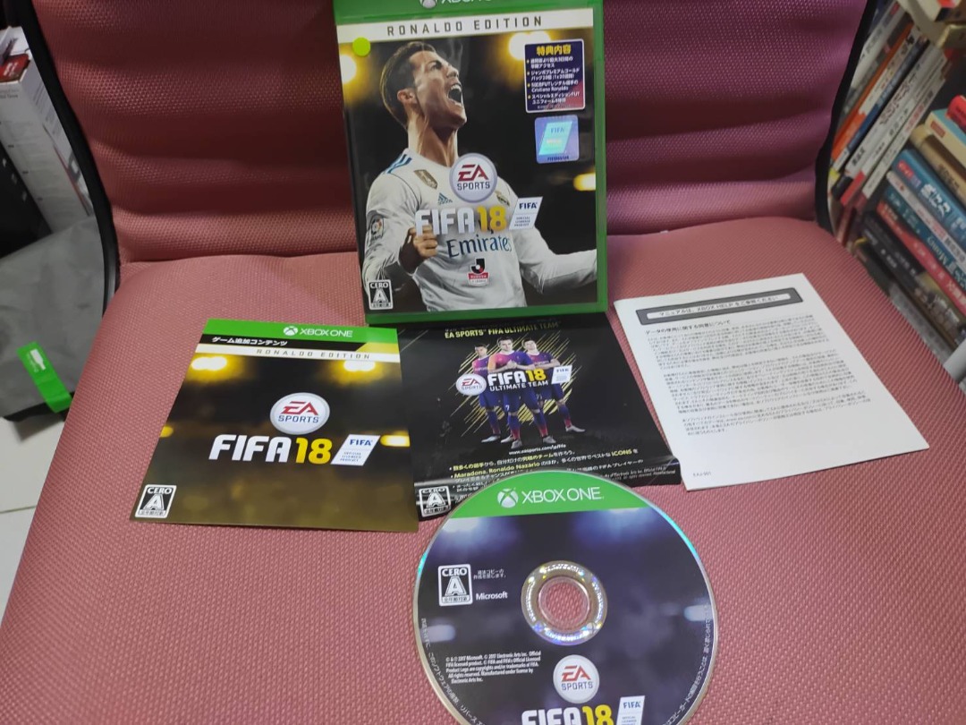 網拍唯一 絕版XBOX ONE 遊戲 FIFA 18 國際足盟大賽 18 羅納度特別版 中英文合版, 電玩遊戲相關, 電玩、電腦遊戲軟體, Xbox在旋轉拍賣