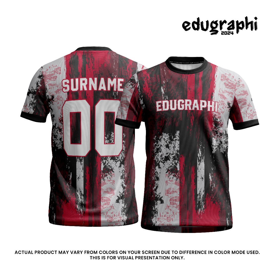 Abstract Red Sublimated Soccer Uniform, Sports Equipment, Other Sports ...