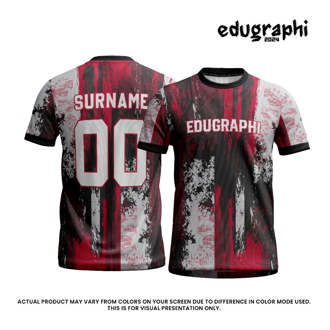 Abstract Red Sublimated Soccer Uniform, Sports Equipment, Other Sports ...