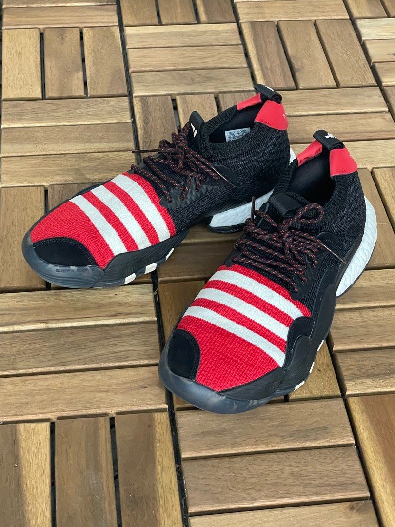 adidas 籃球鞋 Trae Young 2 黑 紅 男鞋 天書 美林 新年 CNY 愛迪達 IF2163 運動鞋, 他的時尚, 鞋類 ...