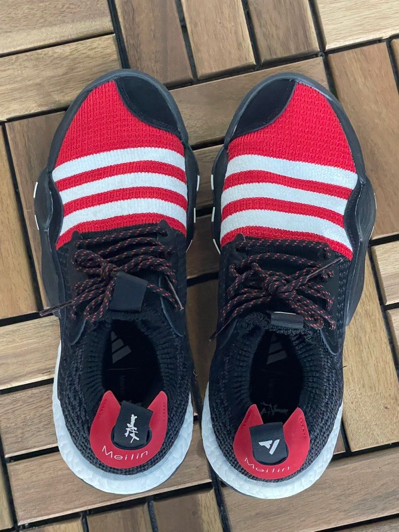 adidas 籃球鞋 Trae Young 2 黑 紅 男鞋 天書 美林 新年 CNY 愛迪達 IF2163 運動鞋, 他的時尚, 鞋類 ...