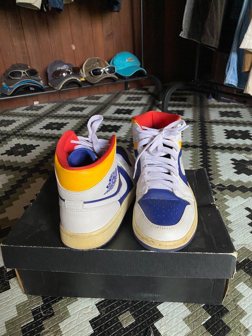 Air Jordan 1 Mid, Men's Fashion, Footwear, Sneakers on Carousell