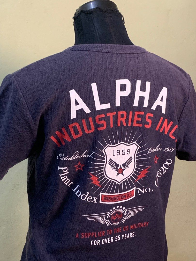 Alpha Industries US Military, Men's Fashion, Tops & Sets, Tshirts ...
