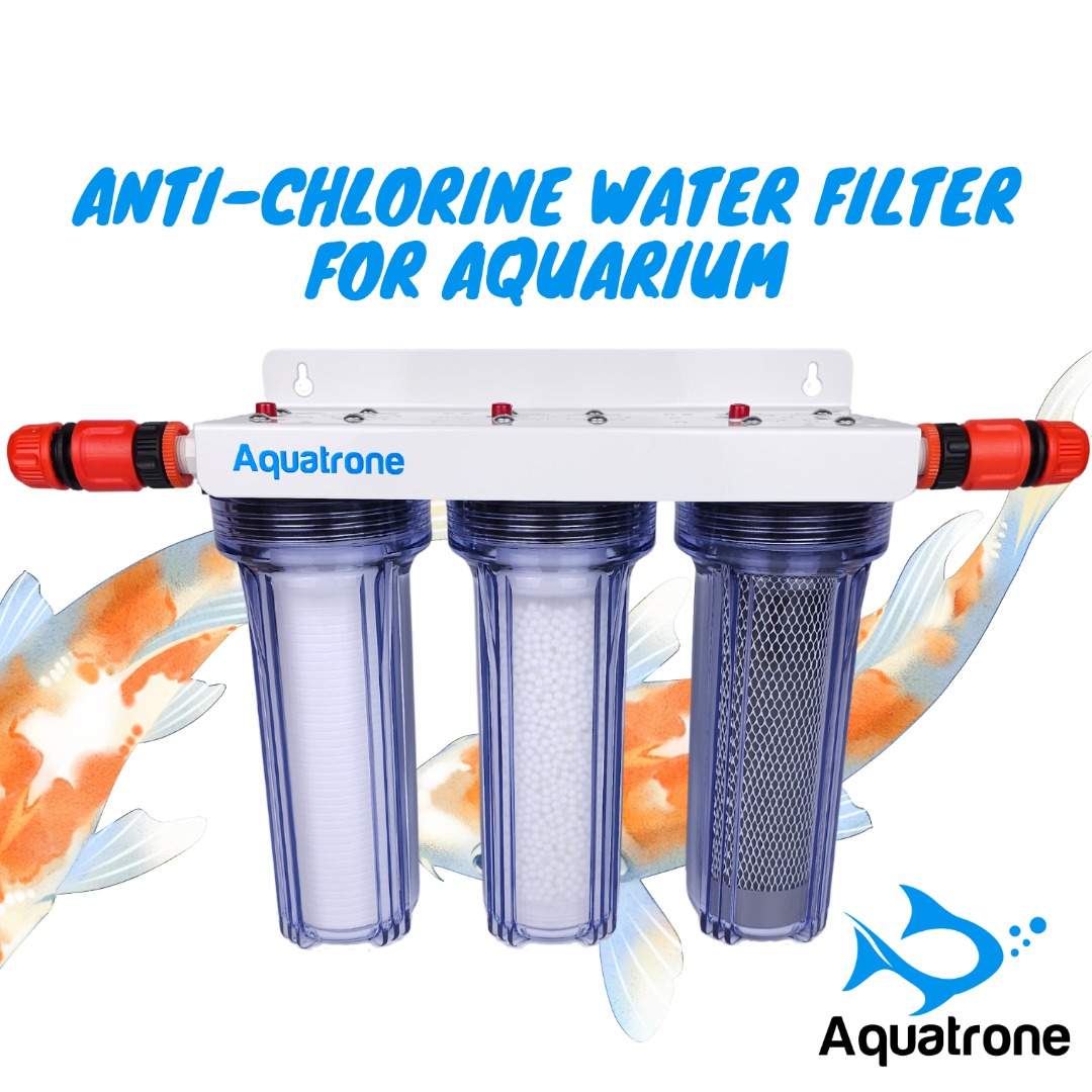 Aquatrone 3 Stage Antichlorine Water Filter (Premium) - Aquarium Water ...