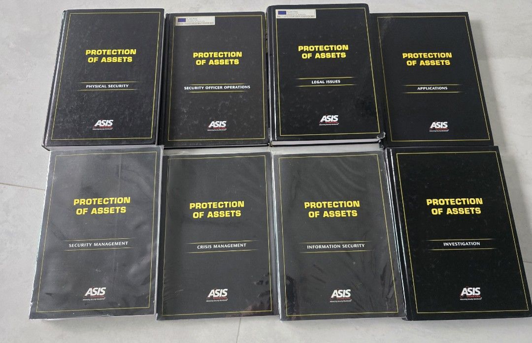 Asis Protection of Assets Bundle (8 Books), Hobbies & Toys, Books ...