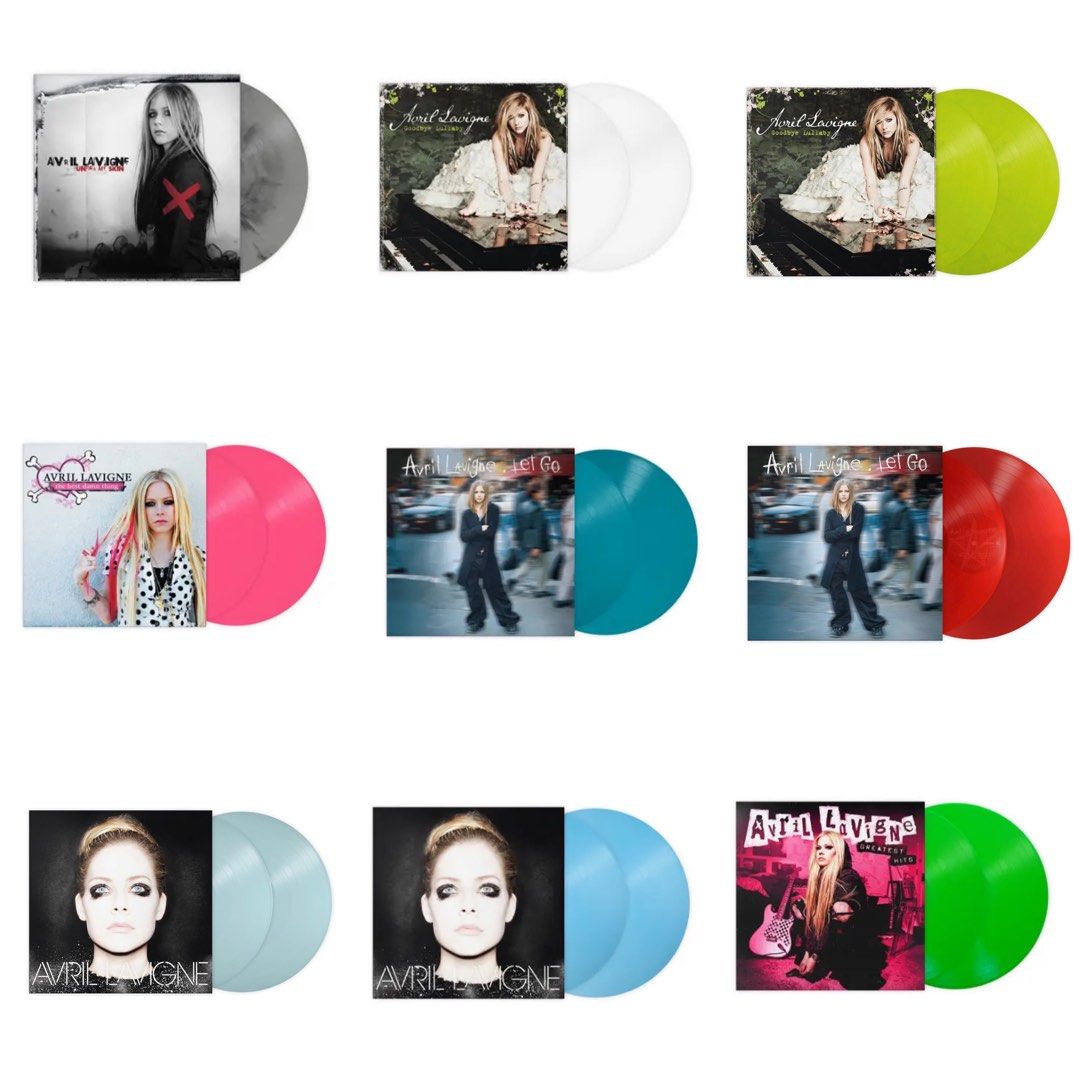 Avril Lavigne Collection Vinyl Reissue, Hobbies & Toys, Music & Media, Vinyls on Carousell
