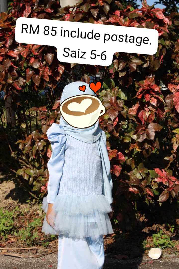 Belle Babies Design ( BBD ) Raya Baby Blue, Babies & Kids, Babies ...