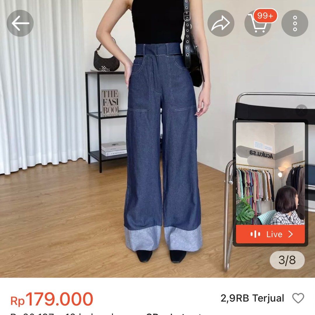 Blair pants- Nude the label, Fesyen Wanita, Pakaian Wanita, Bawahan di Carousell