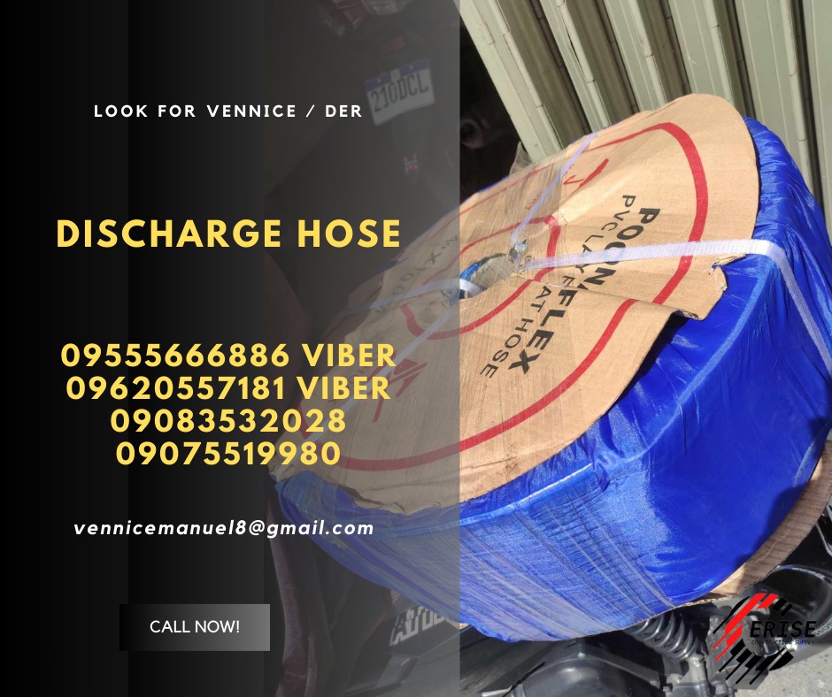 Blue discharge hose roll, Commercial & Industrial, Construction Tools ...