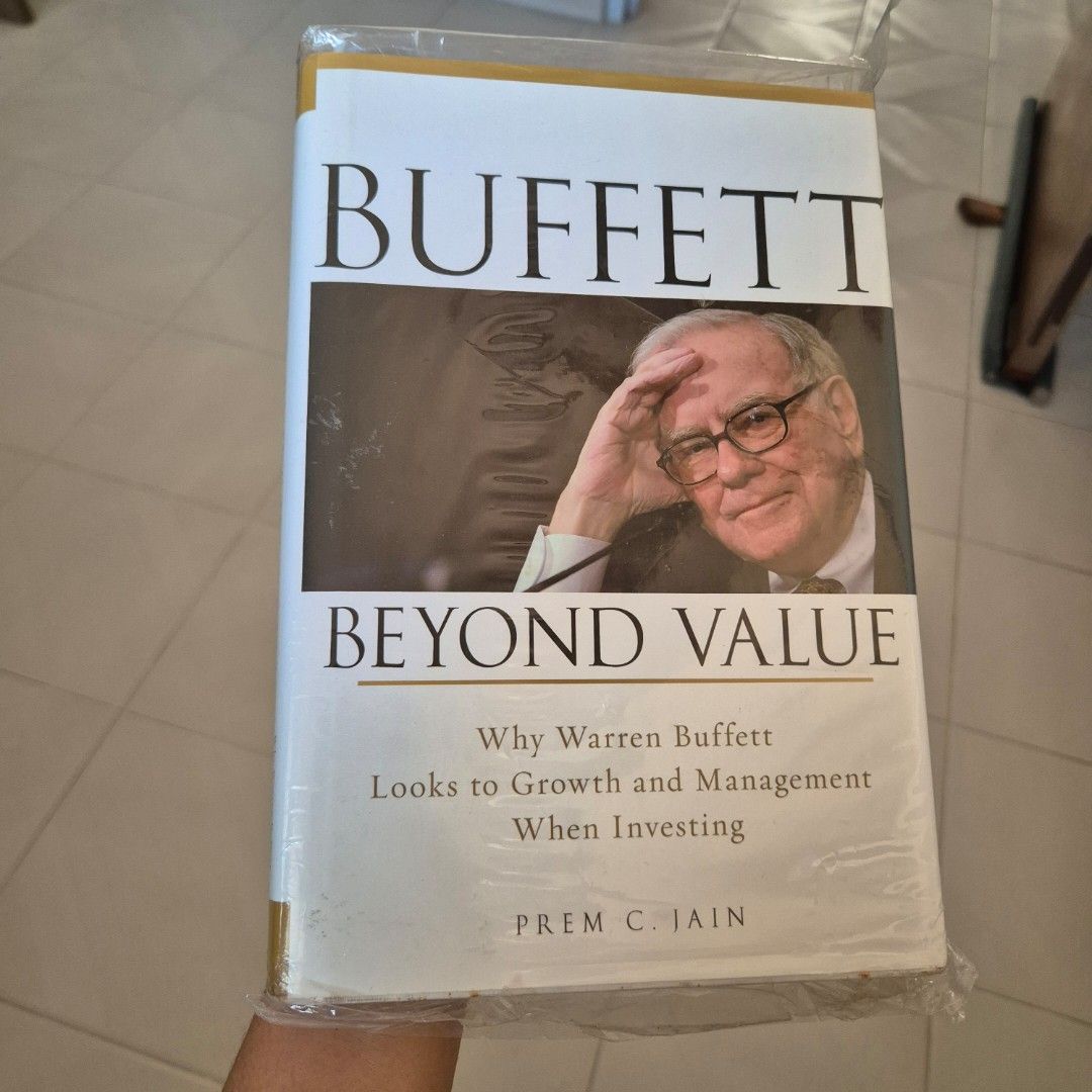 Book - Buffett Beyond Value by Prem C. Jain, Hobbies & Toys, Books & Magazines, Fiction & Non ...