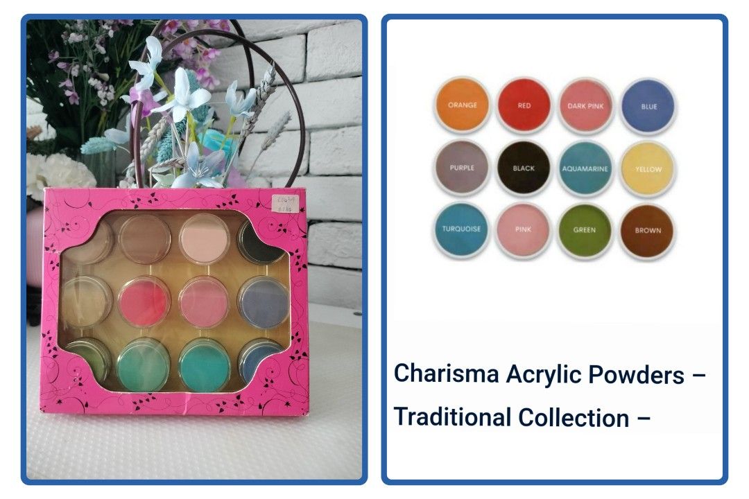charisma acrylic powder set Traditional Collection/made in USA/original ...