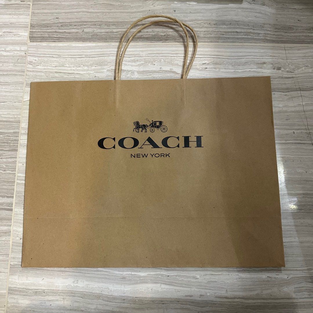 Coach paper bag, Hobbies & Toys, Stationery & Craft, Craft Supplies ...