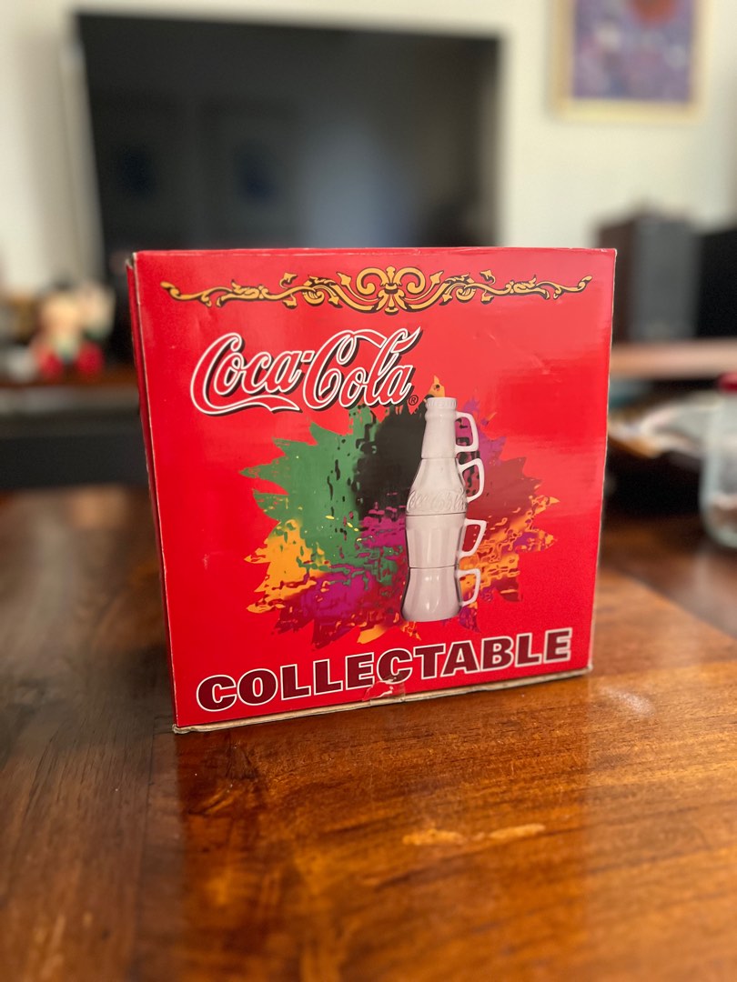 Coke coca cola collectible set, cup set. , Hobbies & Toys, Memorabilia ...