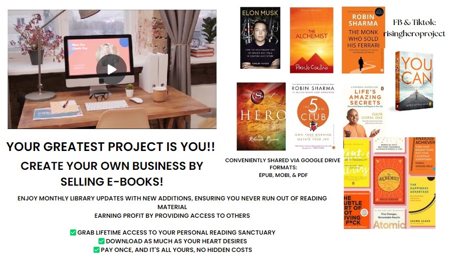 CREATE YOUR OWN BUSINESS BY SELLING E-BOOKS by THE RISING HERO PROJECT ...