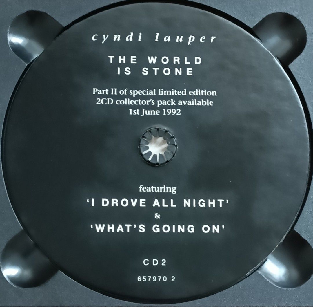 Cyndi Lauper THE WORLD IS STONE CD Single, Hobbies & Toys, Music ...