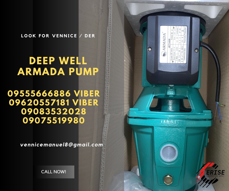Deep well ARMADA pump, Commercial & Industrial, Construction Tools & Equipment on Carousell