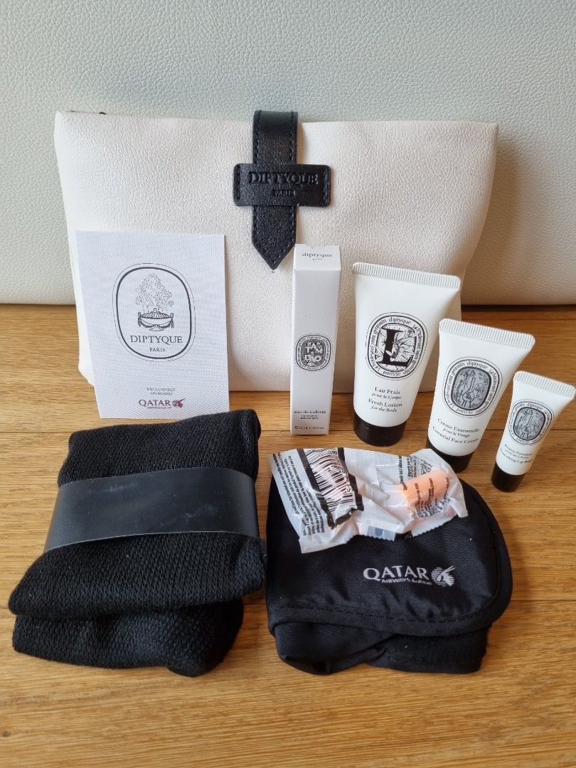 Diptyque Qatar Business Class Amenity Kit, Hobbies & Toys, Travel ...