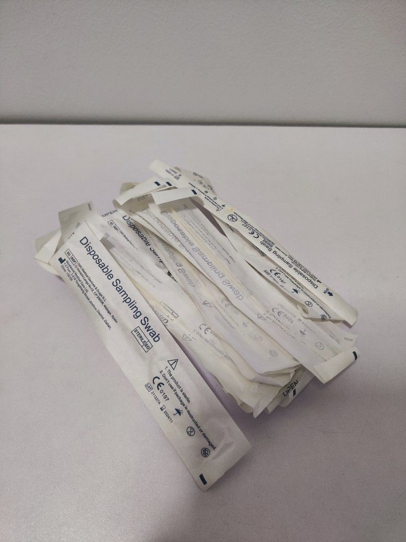 Disposable sampling swab, Health & Nutrition, Medical Supplies & Tools ...