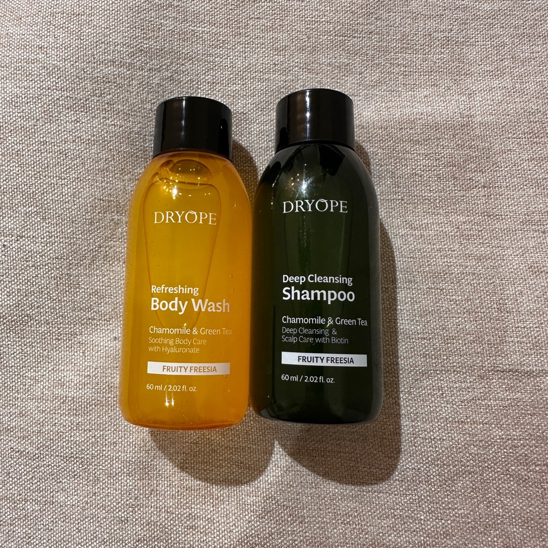 Dryope Body Wash, Shampoo (RM10 for both), Beauty & Personal Care, Bath ...