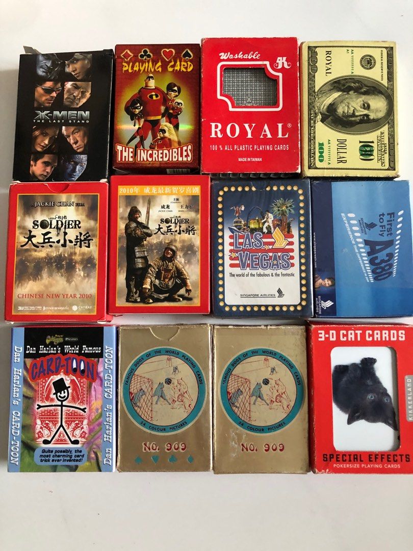 Fast deal Playing cards (12 packs), Hobbies & Toys, Toys & Games on ...
