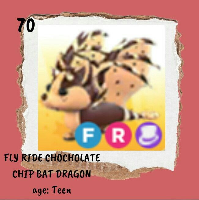 °FR CHOCOLATE CHIP BAT DRAGON° Adopt me roblox, Video Gaming, Video ...