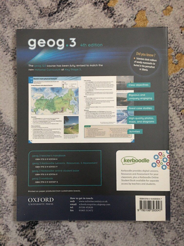 Geog 3 - 4th edition, Hobbies & Toys, Books & Magazines, Textbooks on ...