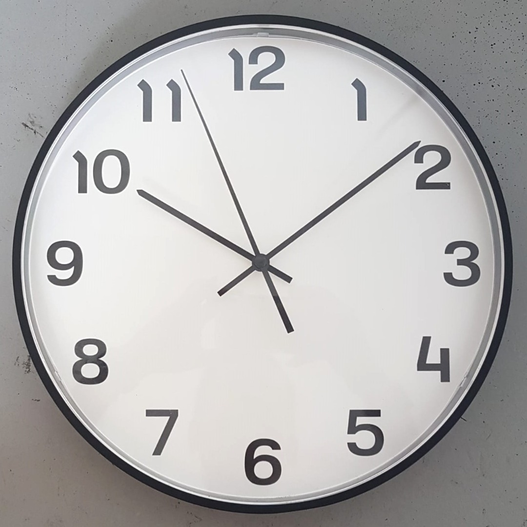 IKEA Wall Clock, IKEA Model PLUTTIS wall clock, Round Shaped Clock ...