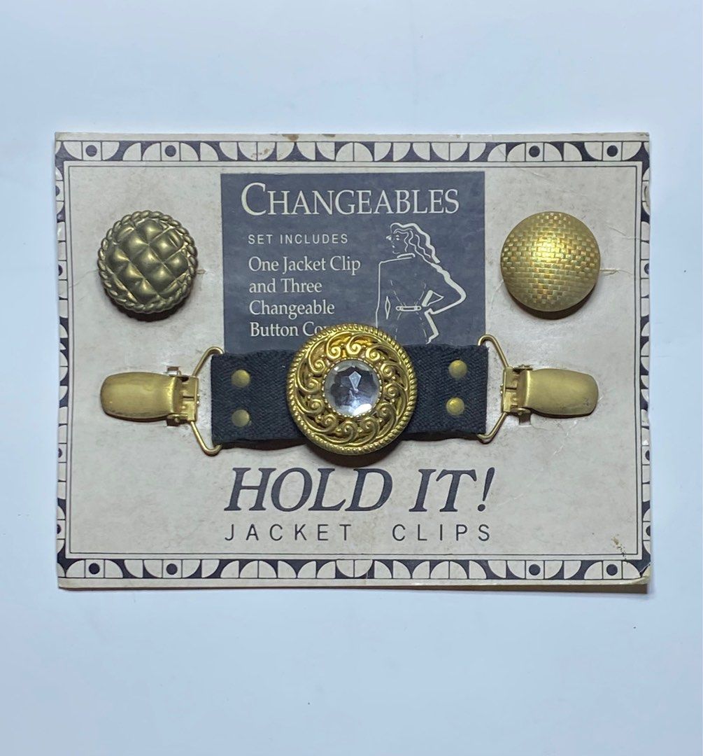 Jacket clips, Hobbies & Toys, Collectibles & Memorabilia, Vintage ...
