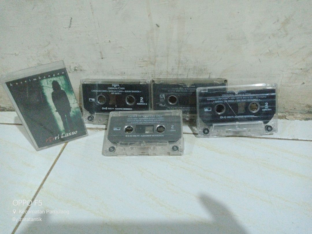 Kaset ari lasso, ahmad band, dewa 19, Musik & Media, CD, DVD & Lainnya di Carousell